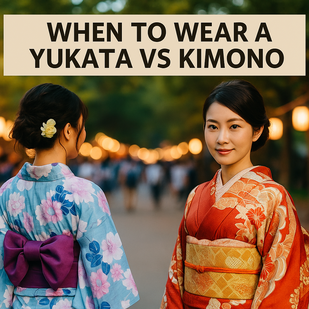 When to Wear a Yukata vs Kimono | Japanese Style Guide – Eva Trends
